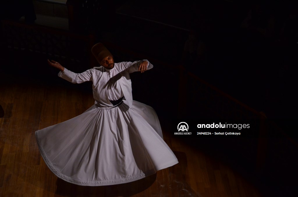 Students from 7 provinces watch the 'sema ceremony' in Turkey's Konya ...