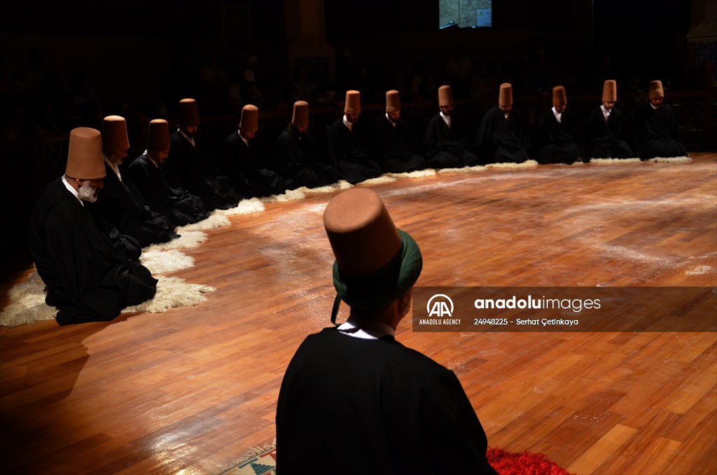 Students from 7 provinces watch the 'sema ceremony' in Turkey's Konya ...