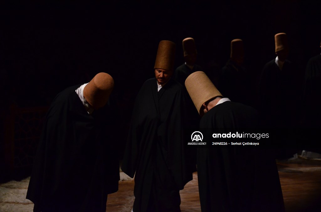 Students from 7 provinces watch the 'sema ceremony' in Turkey's Konya ...