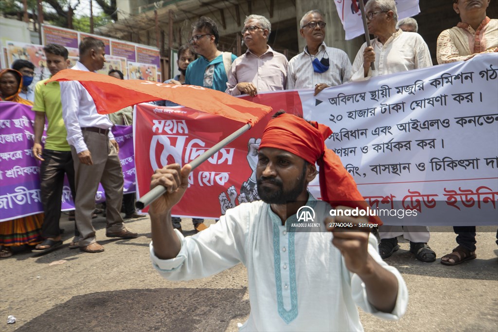 Bangladeshi workers rally in Dhaka to mark May Day | Anadolu Images