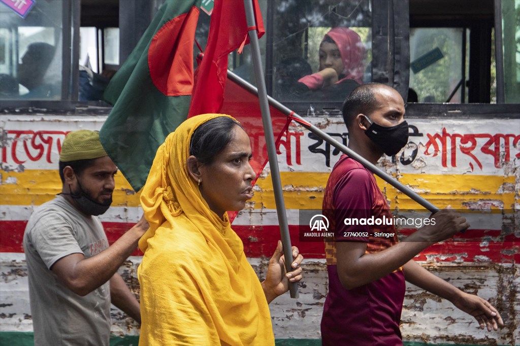 Bangladeshi workers rally in Dhaka to mark May Day | Anadolu Images