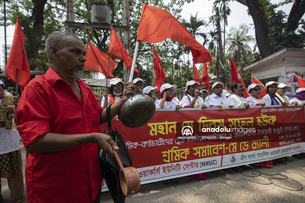 Bangladeshi workers rally in Dhaka to mark May Day | Anadolu Images