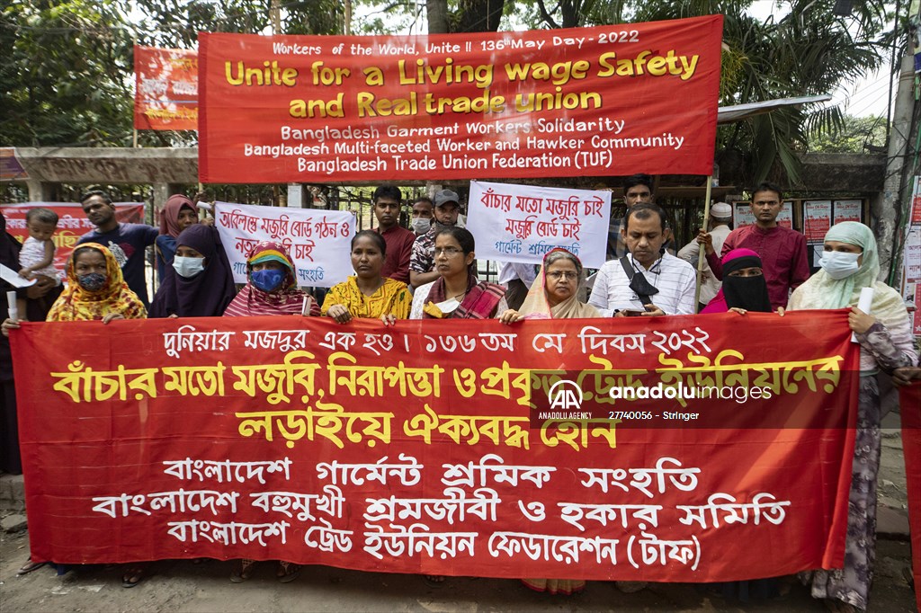 Bangladeshi workers rally in Dhaka to mark May Day | Anadolu Images