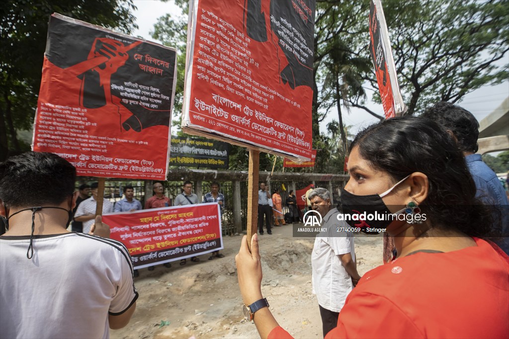 Bangladeshi workers rally in Dhaka to mark May Day | Anadolu Images