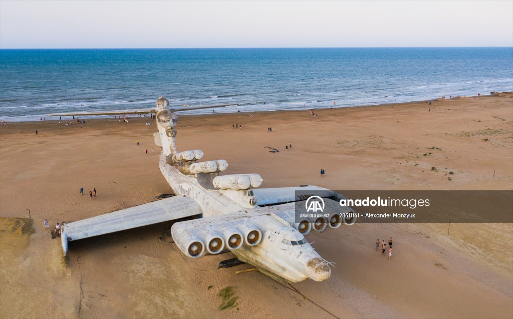 The rocket ship-ekranoplan of the project 903 "Lun" | Anadolu Images