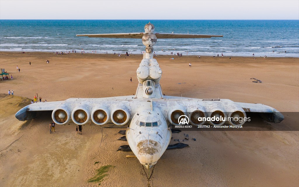 The rocket ship-ekranoplan of the project 903 "Lun" | Anadolu Images