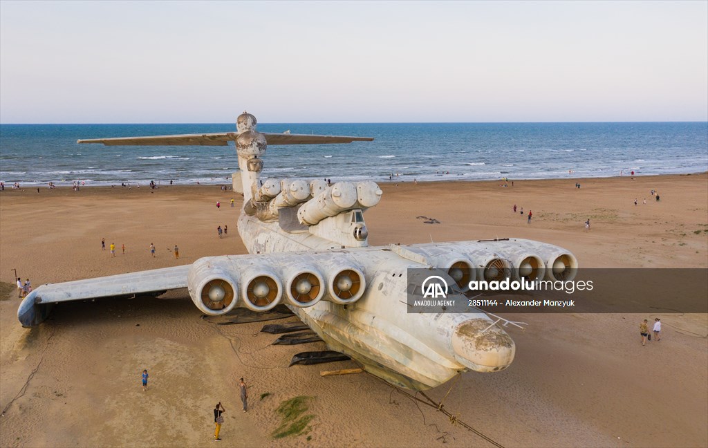 The rocket ship-ekranoplan of the project 903 "Lun" | Anadolu Images