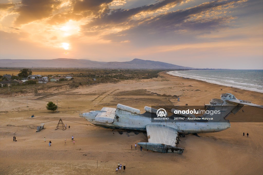 The rocket ship-ekranoplan of the project 903 "Lun" | Anadolu Images