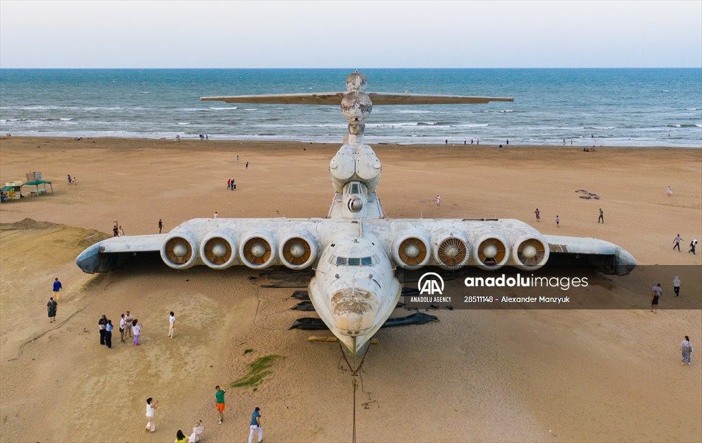 The rocket ship-ekranoplan of the project 903 "Lun" | Anadolu Images