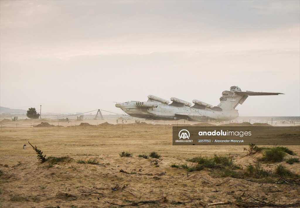 The rocket ship-ekranoplan of the project 903 "Lun" | Anadolu Images