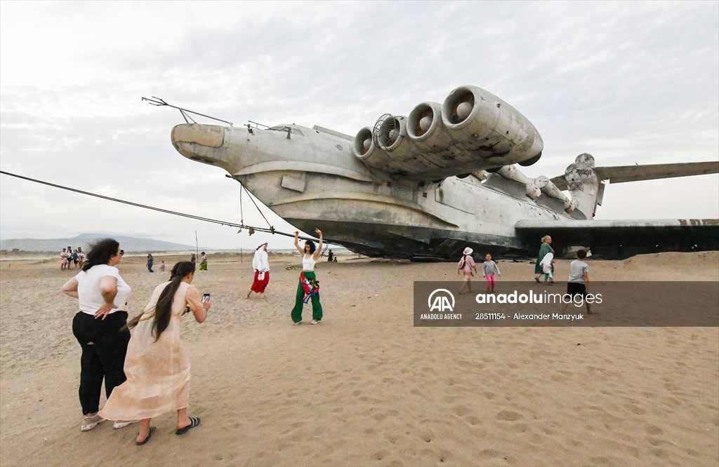 The rocket ship-ekranoplan of the project 903 "Lun" | Anadolu Images