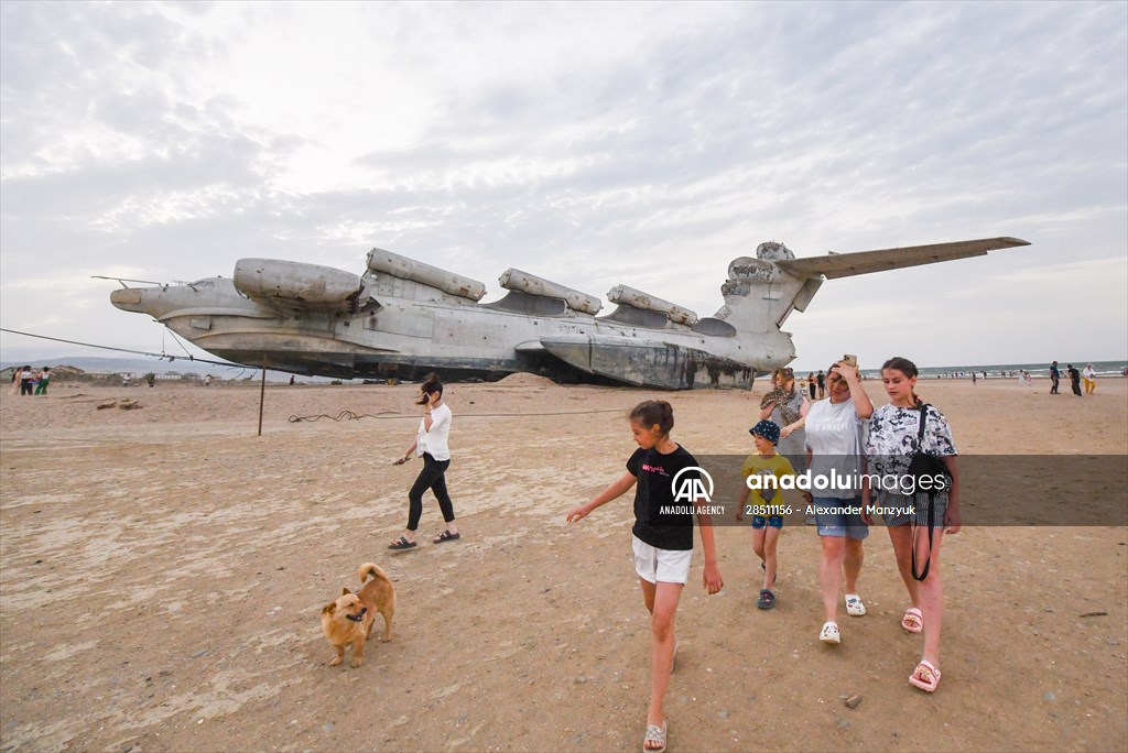 The rocket ship-ekranoplan of the project 903 "Lun" | Anadolu Images