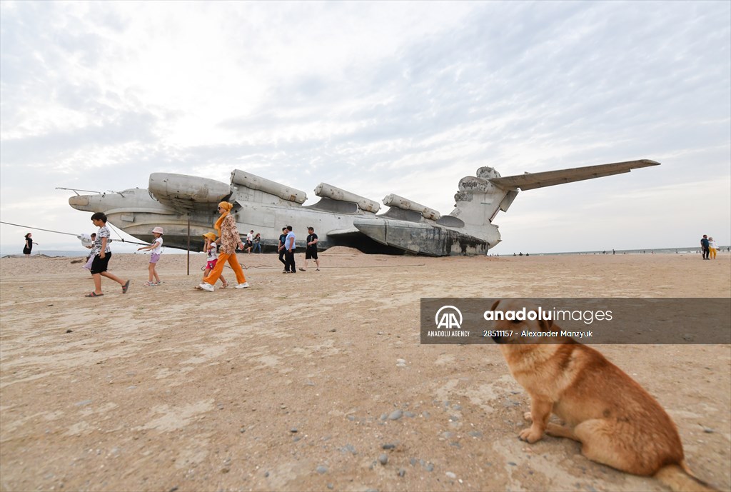 The rocket ship-ekranoplan of the project 903 "Lun" | Anadolu Images