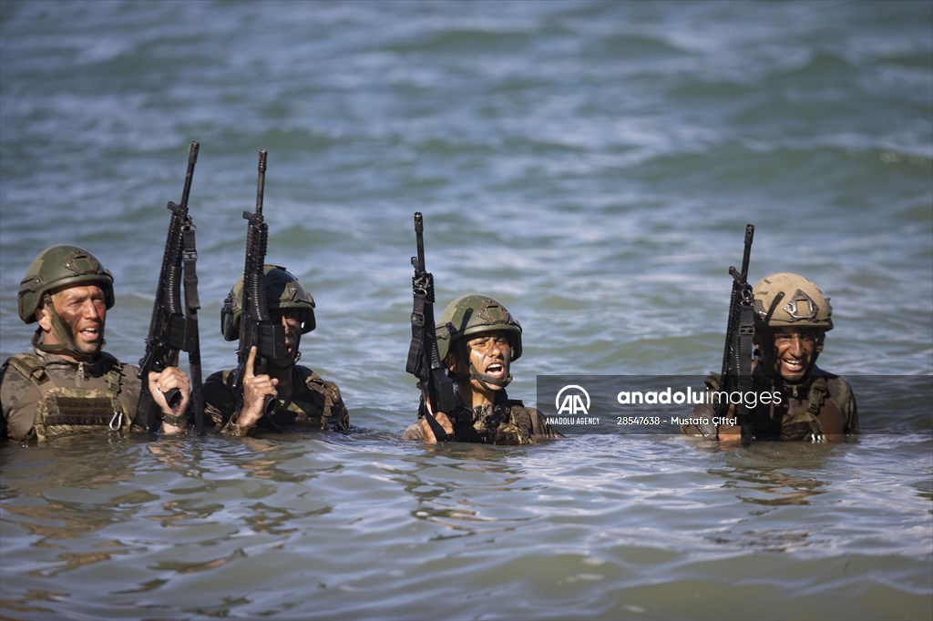 Military training of Turkish commandos in Turkiye's Isparta | Anadolu ...