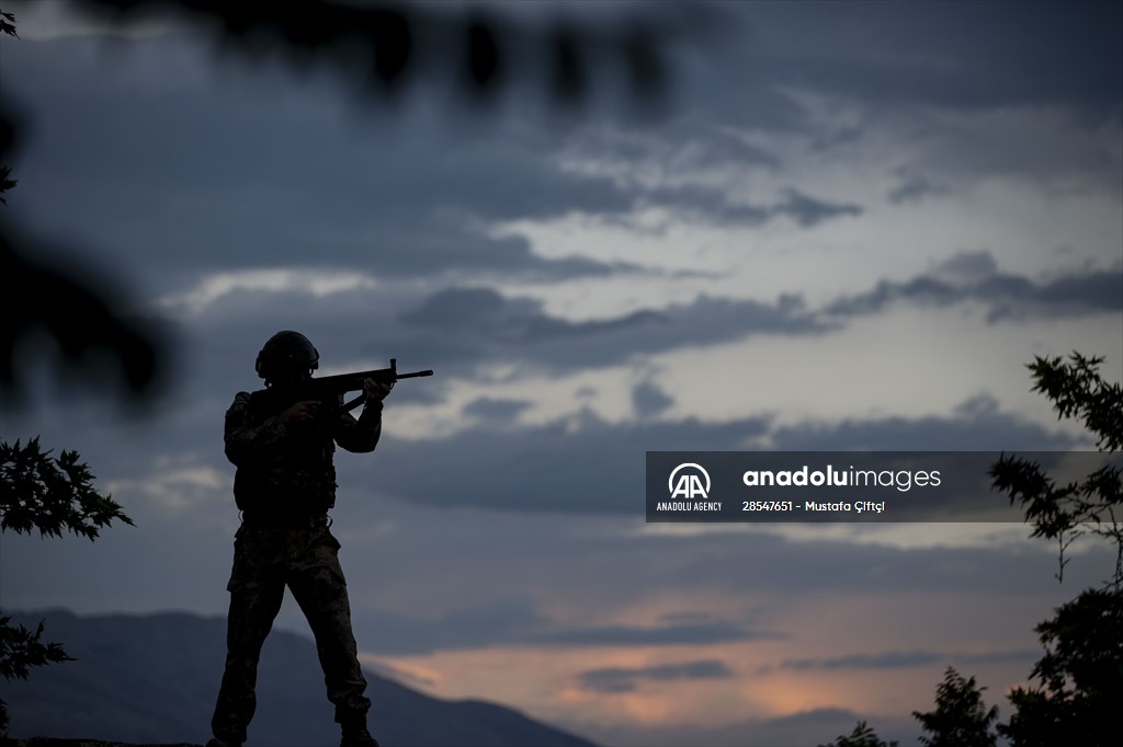 Military training of Turkish commandos in Turkiye's Isparta | Anadolu ...