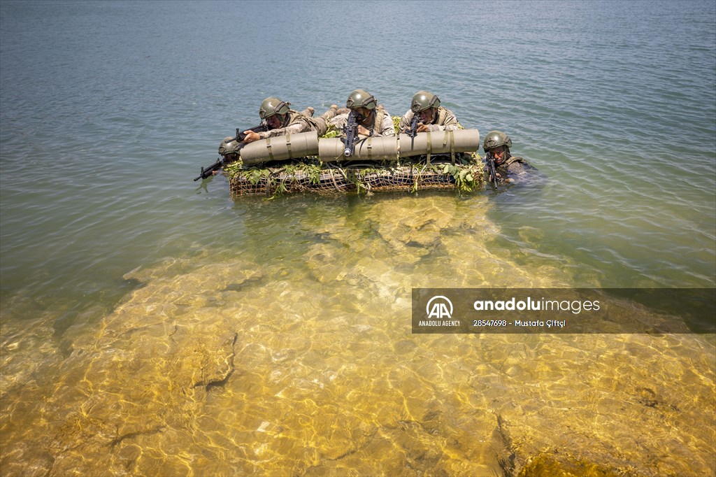Military training of Turkish commandos in Turkiye's Isparta | Anadolu ...