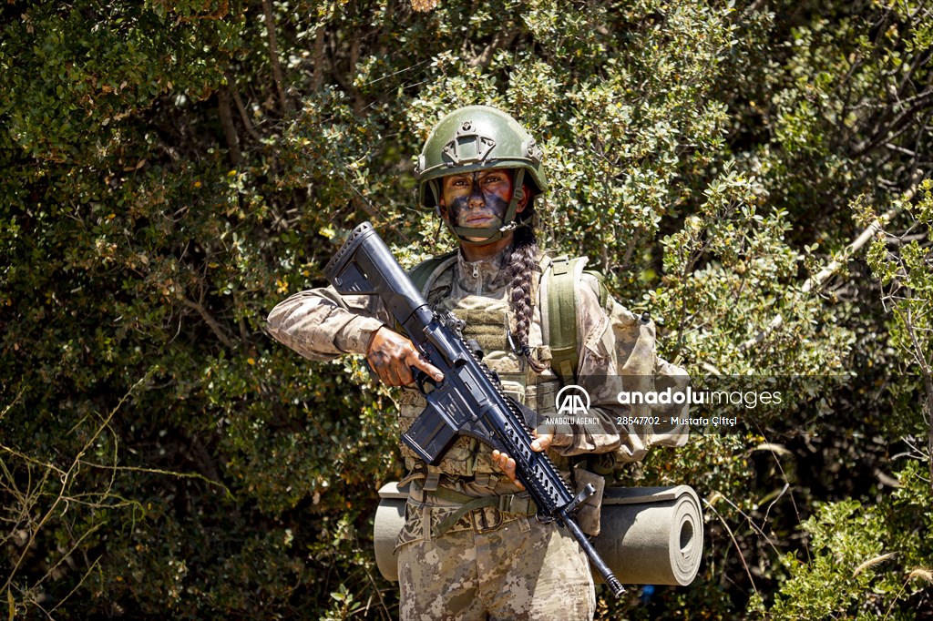 Military training of Turkish commandos in Turkiye's Isparta | Anadolu ...