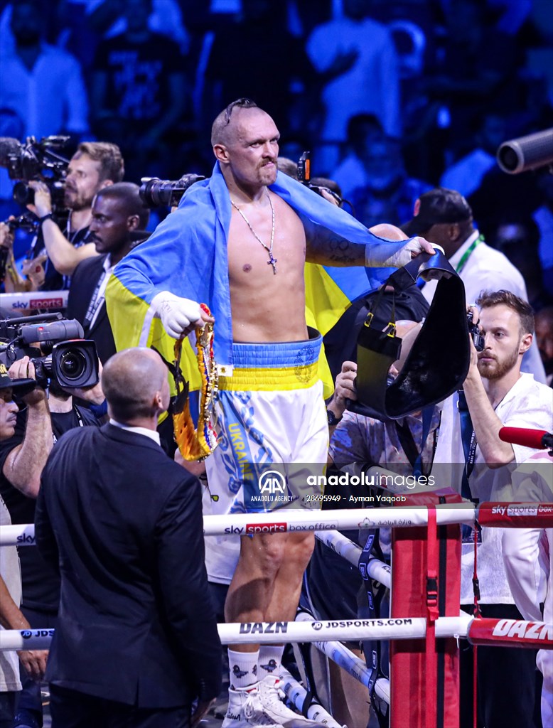 Usyk v Joshua - Rage in the Red Sea in Jeddah | Anadolu Images