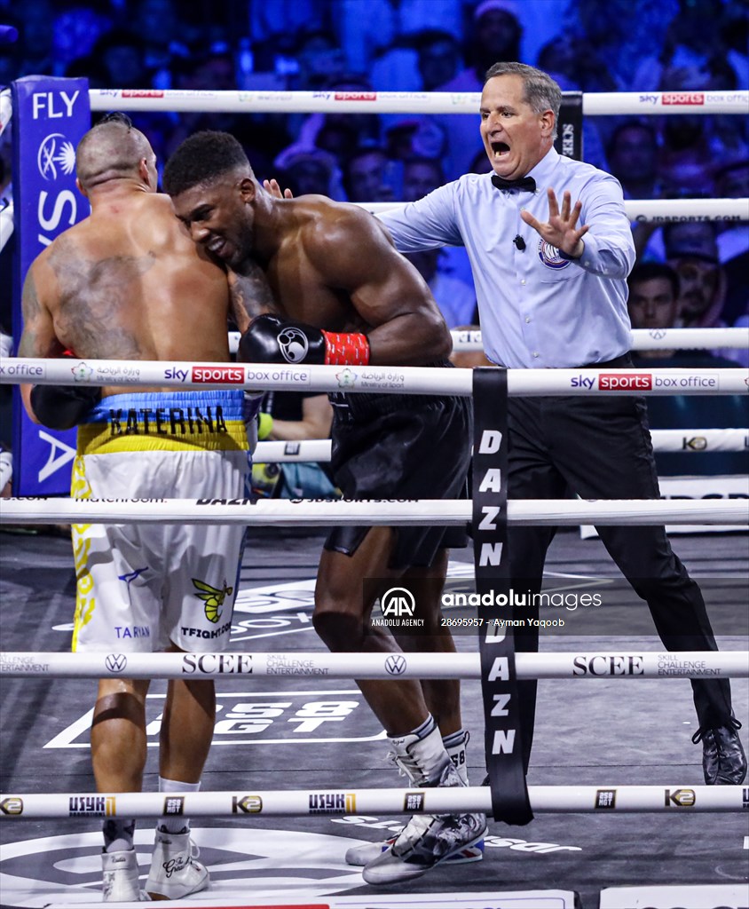 Usyk v Joshua - Rage in the Red Sea in Jeddah | Anadolu Images