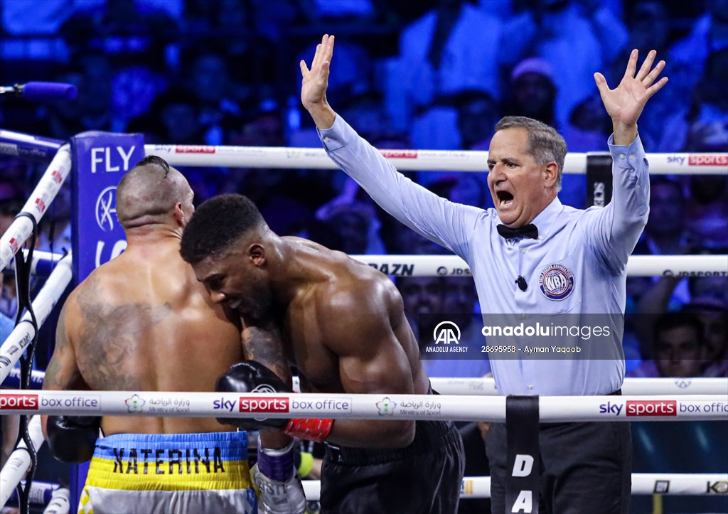 Usyk v Joshua - Rage in the Red Sea in Jeddah | Anadolu Images