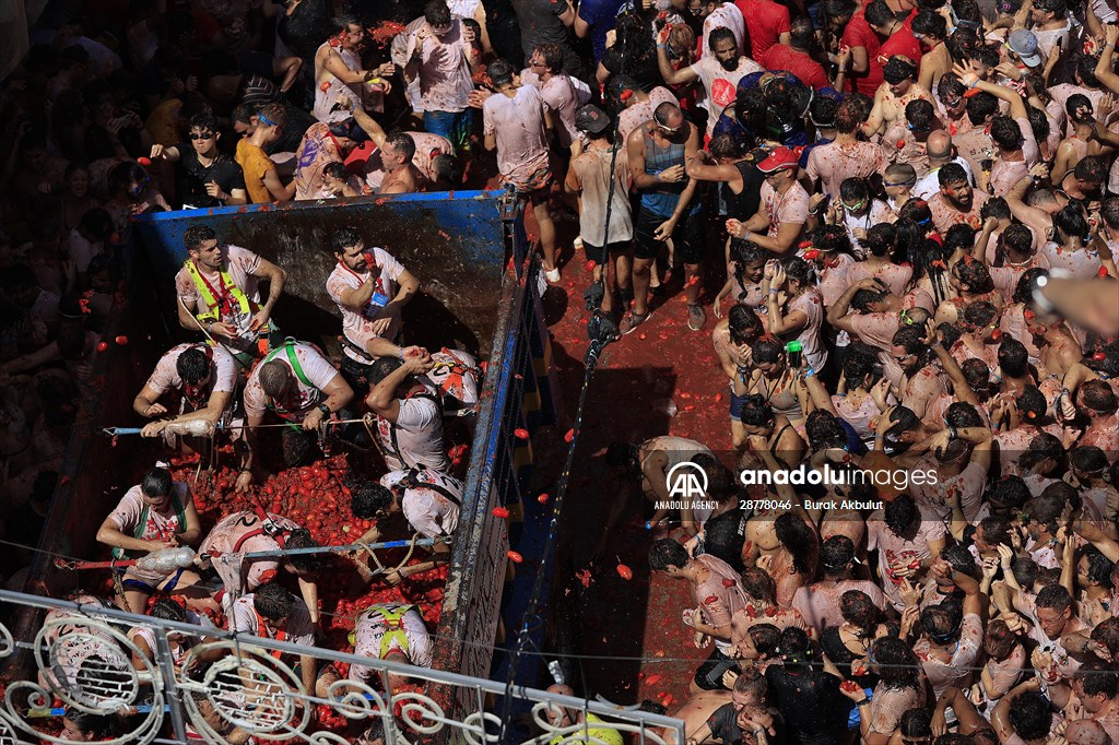 "La Tomatina" Festival in Spain | Anadolu Images