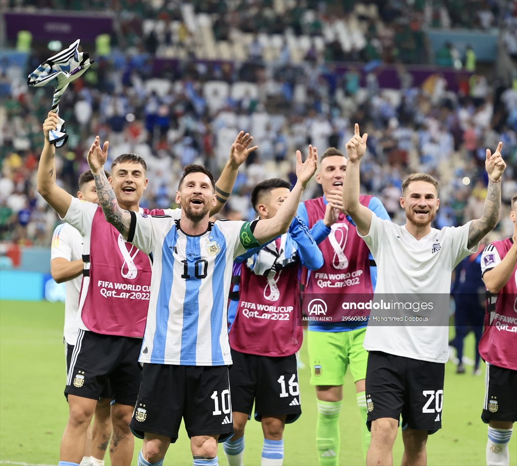 Argentina v Mexico: Group C - FIFA World Cup Qatar 2022 | Anadolu Images