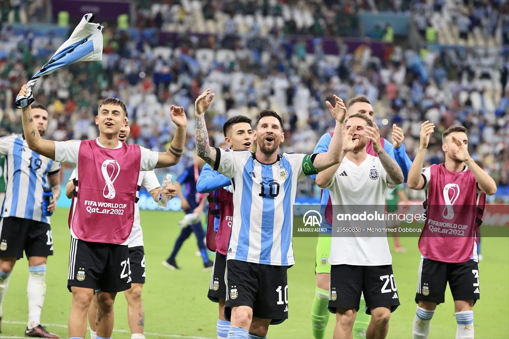 Argentina v Mexico: Group C - FIFA World Cup Qatar 2022 | Anadolu Images