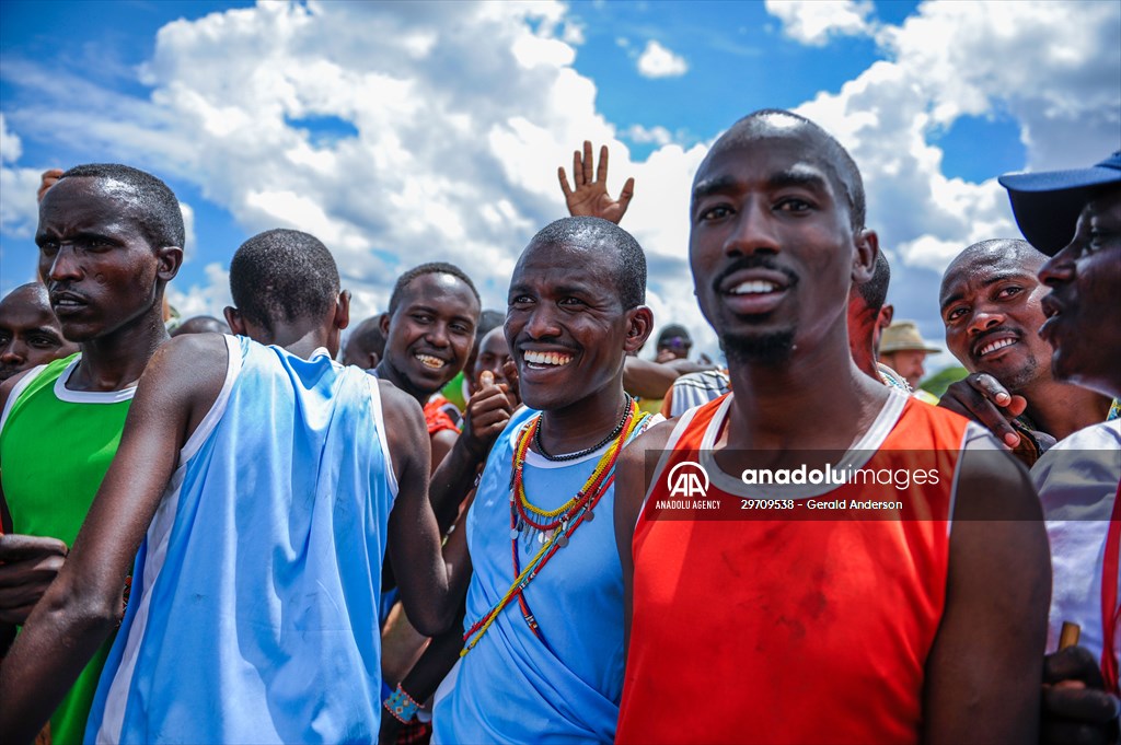 Kenya Maasai Olympics 2022 | Anadolu Images Kenya Maasai Olympics 2022 | Anadolu Images