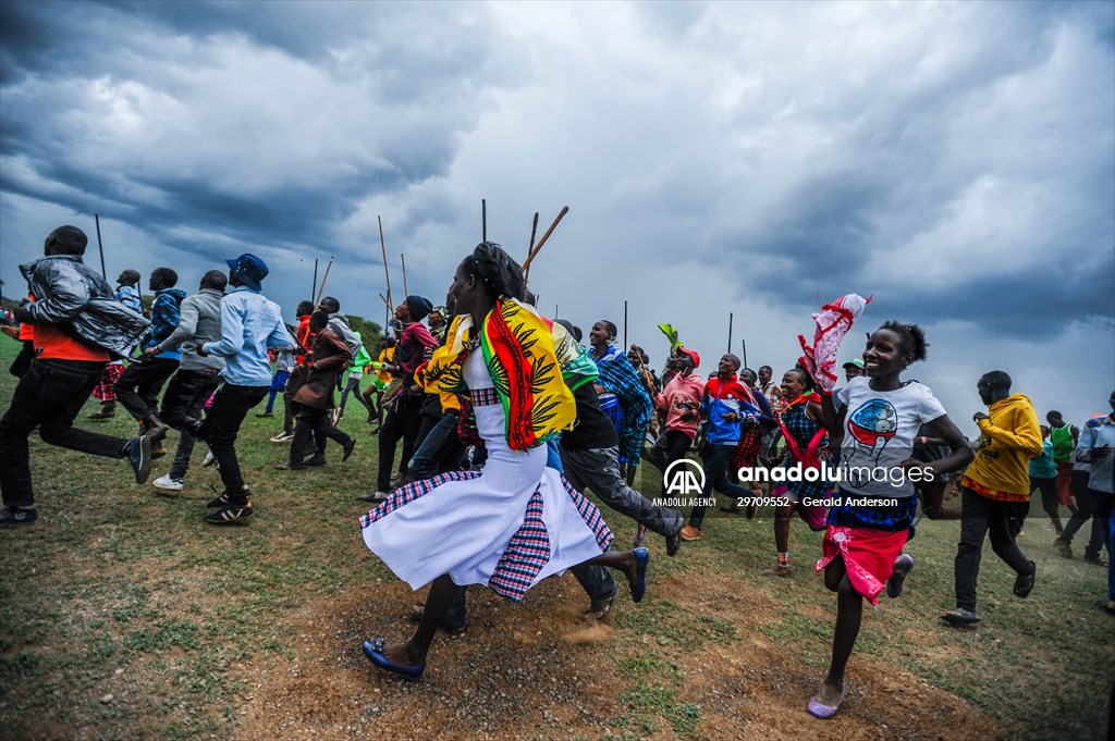 Kenya Maasai Olympics 2022 | Anadolu Images Kenya Maasai Olympics 2022 | Anadolu Images