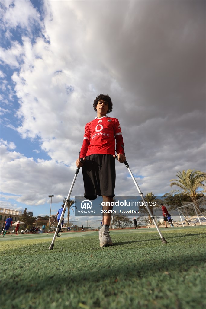 Ampute gençler, Mısır'ın ilk ampute takımını kurmayı hedefliyor ...
