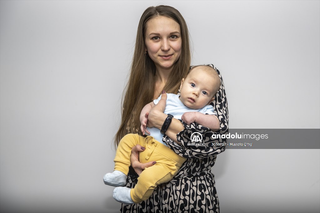 Mothers and their babies born into war in Ukraine | Anadolu Images
