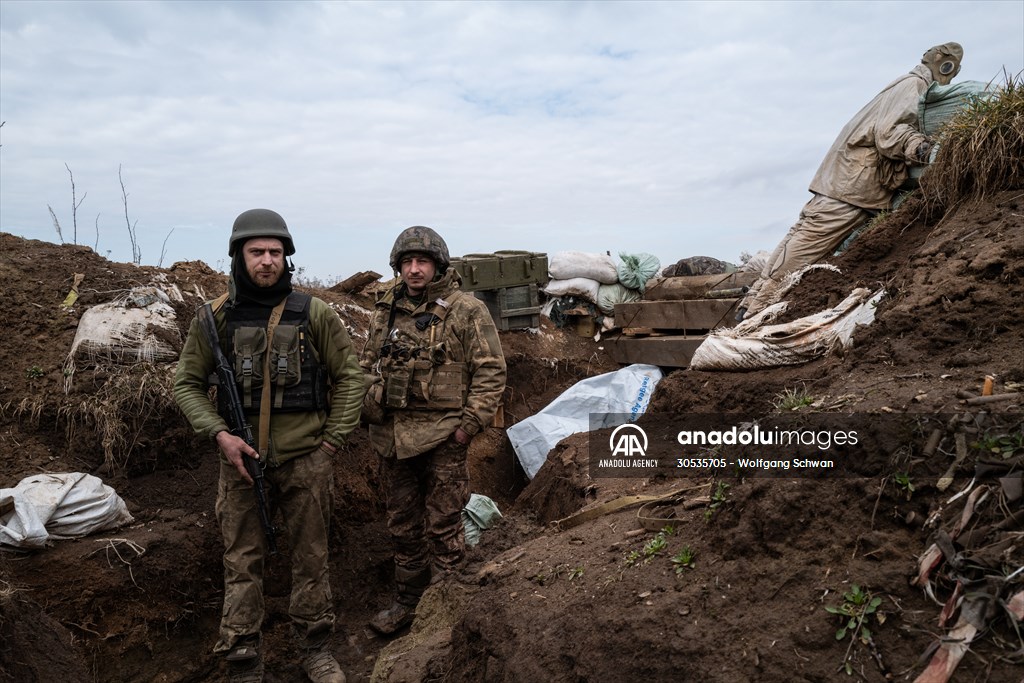 Ukrainian soldiers deployed frontline south of Bakhmut | Anadolu Images