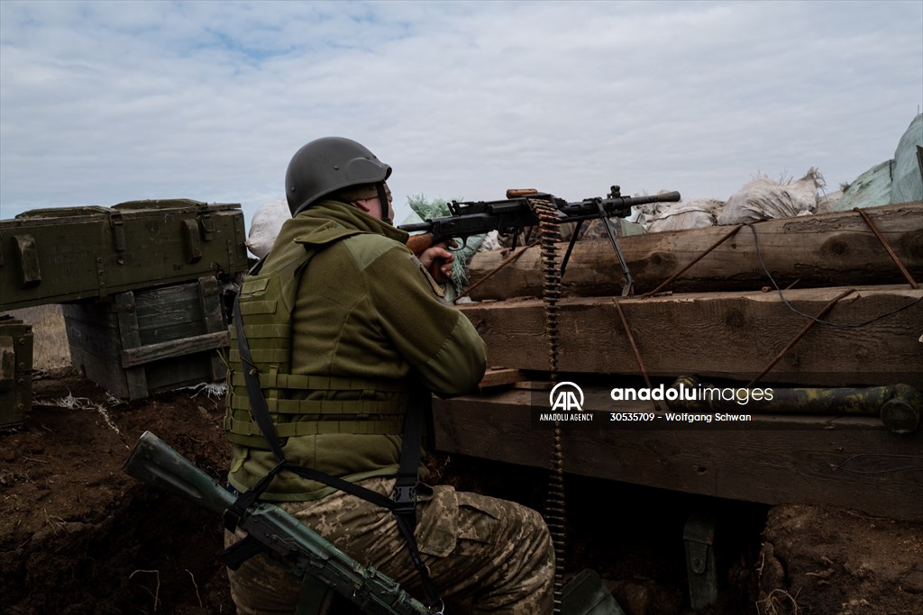 Ukrainian soldiers deployed frontline south of Bakhmut | Anadolu Images