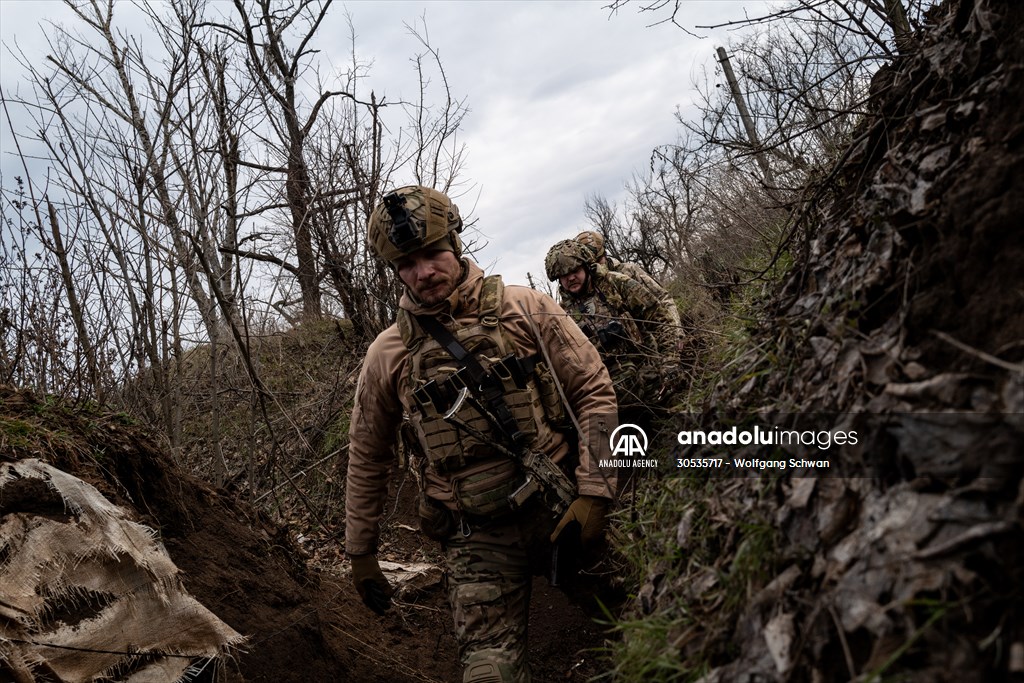 Ukrainian soldiers deployed frontline south of Bakhmut | Anadolu Images
