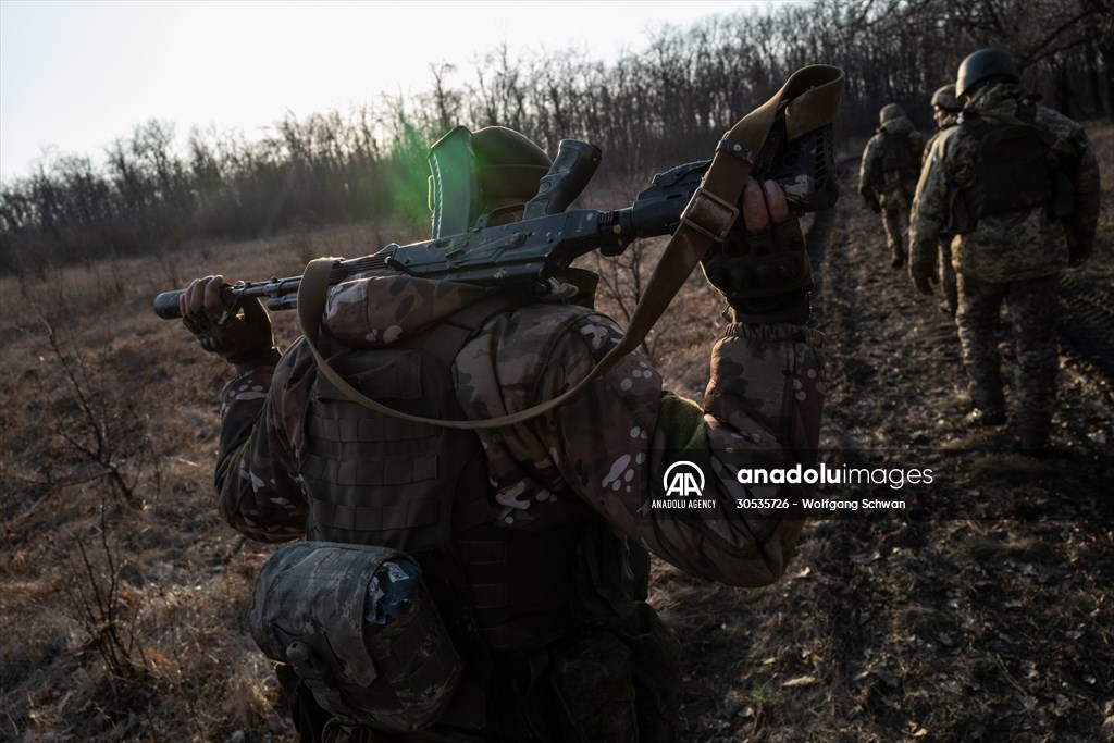 Ukrainian soldiers deployed frontline south of Bakhmut | Anadolu Images