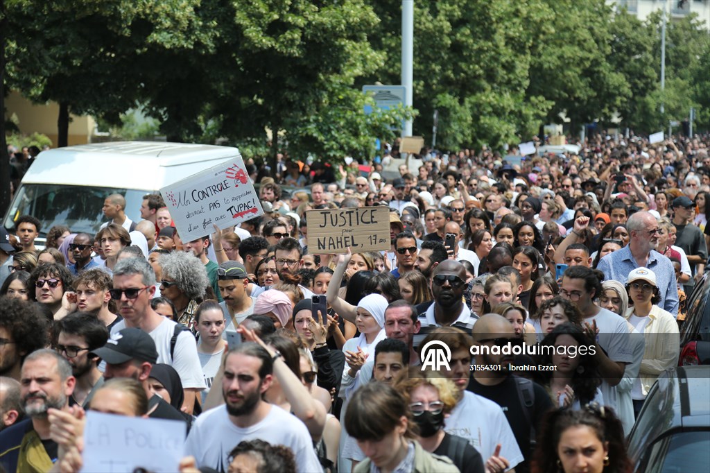 Protest to Nahel killed by police in Paris | Anadolu Images