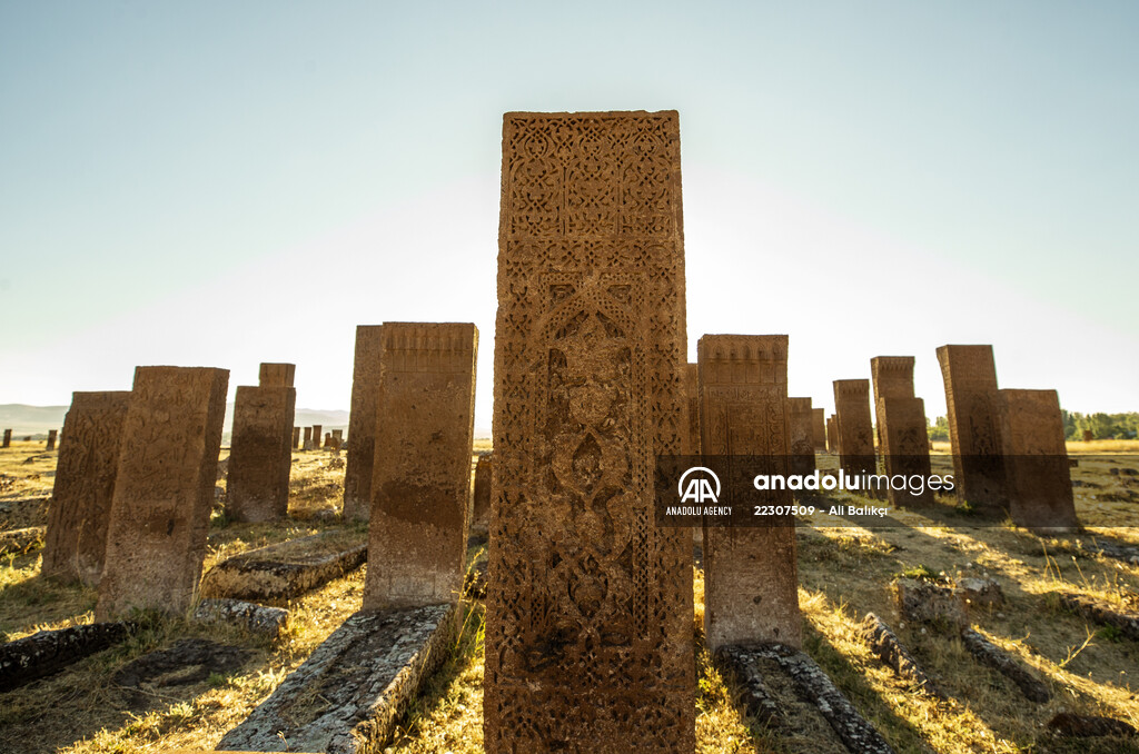 The Tombstones of Ahlat the Urartian and Ottoman citadel | Anadolu Images