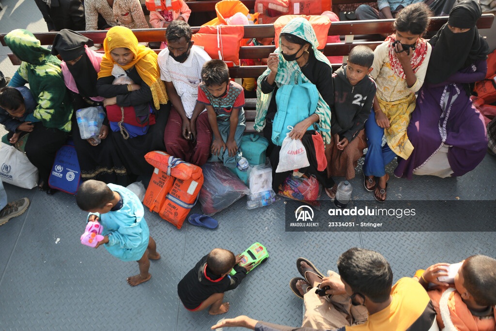 Rohinga people relocated in Bhashan Char | Anadolu Images